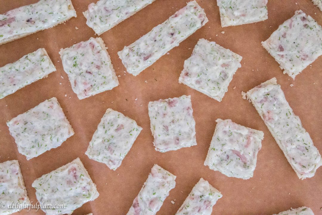 Vietnamese Squid Cake on Toast (or Squid Toast) - Delightful Plate