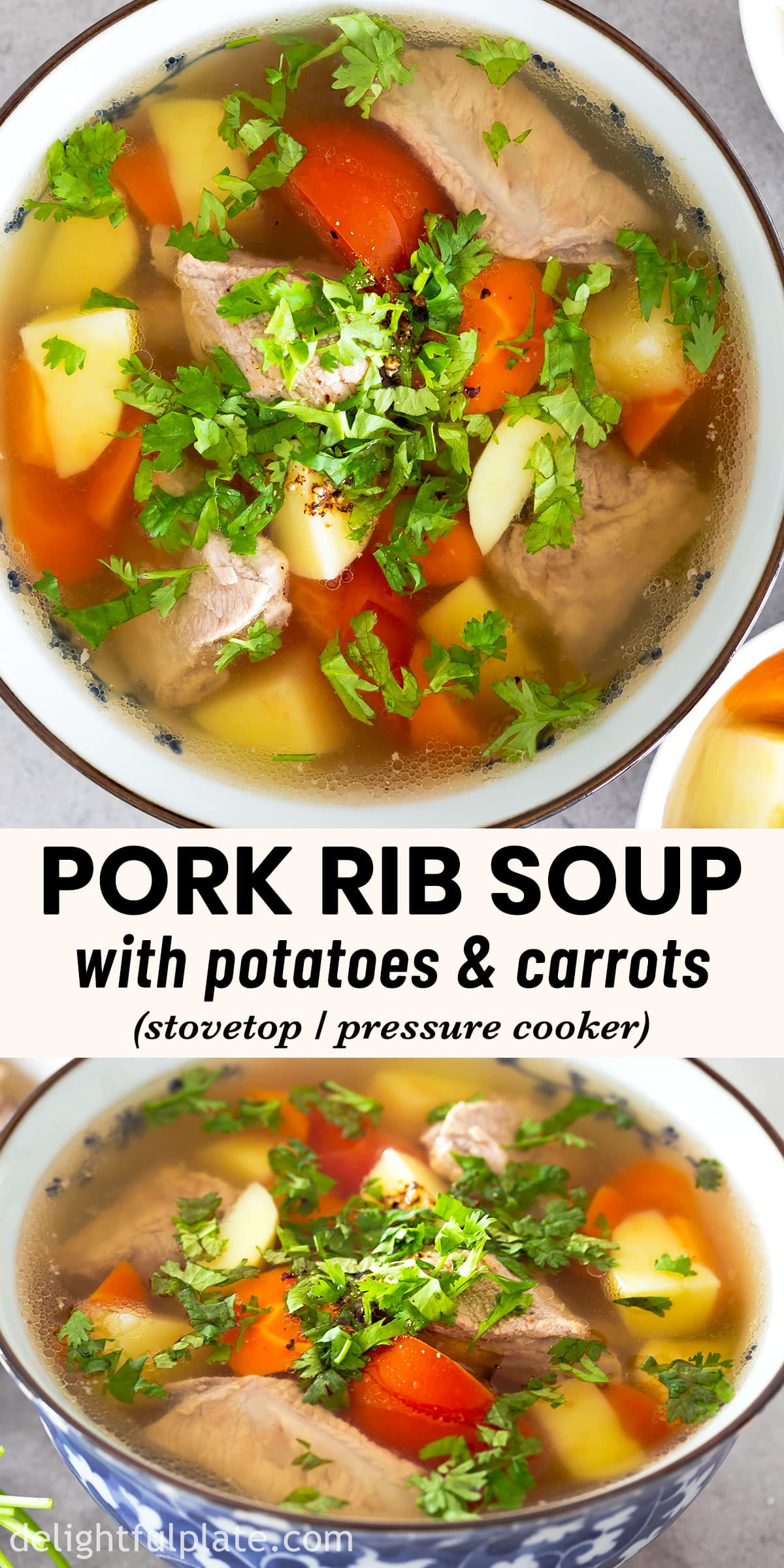 Pork Rib Soup with Potatoes and Carrots - Canh Sườn Khoai Tây Cà Rốt ...