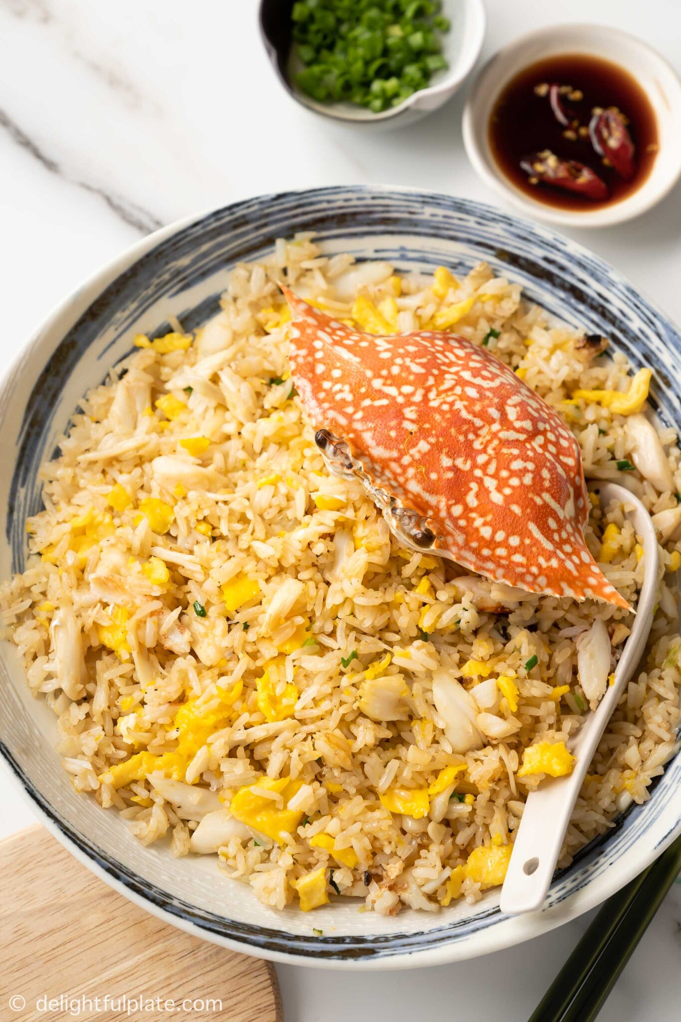 Crab Fried Rice - Delightful Plate