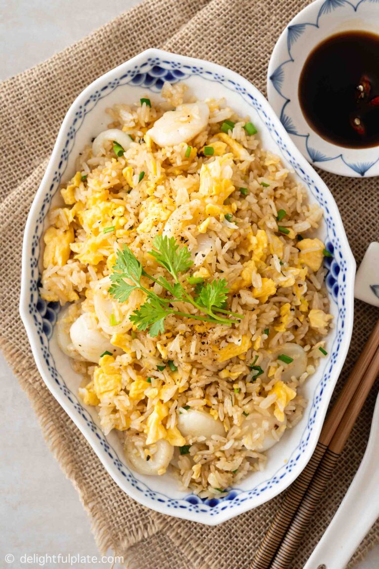 Scallop Fried Rice - Delightful Plate