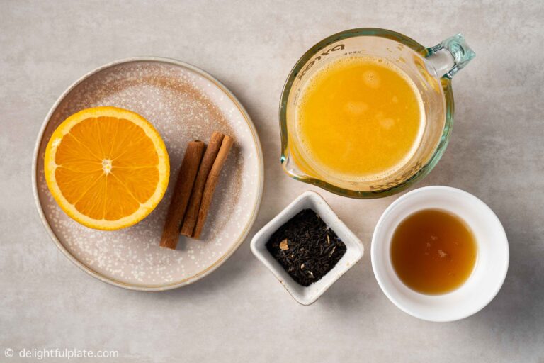 Orange Cinnamon Tea - Delightful Plate