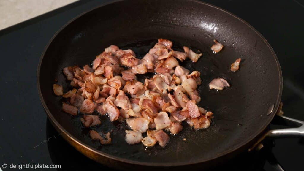 Bacon Fried Rice - Delightful Plate