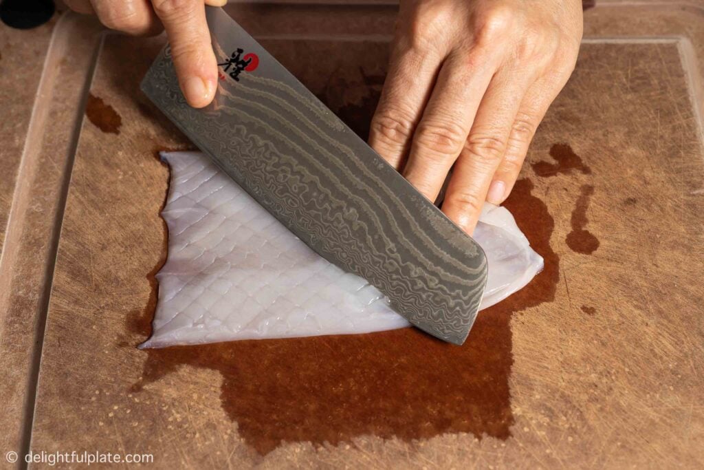 Grilled Squid Salad with Fresh Herbs - Delightful Plate