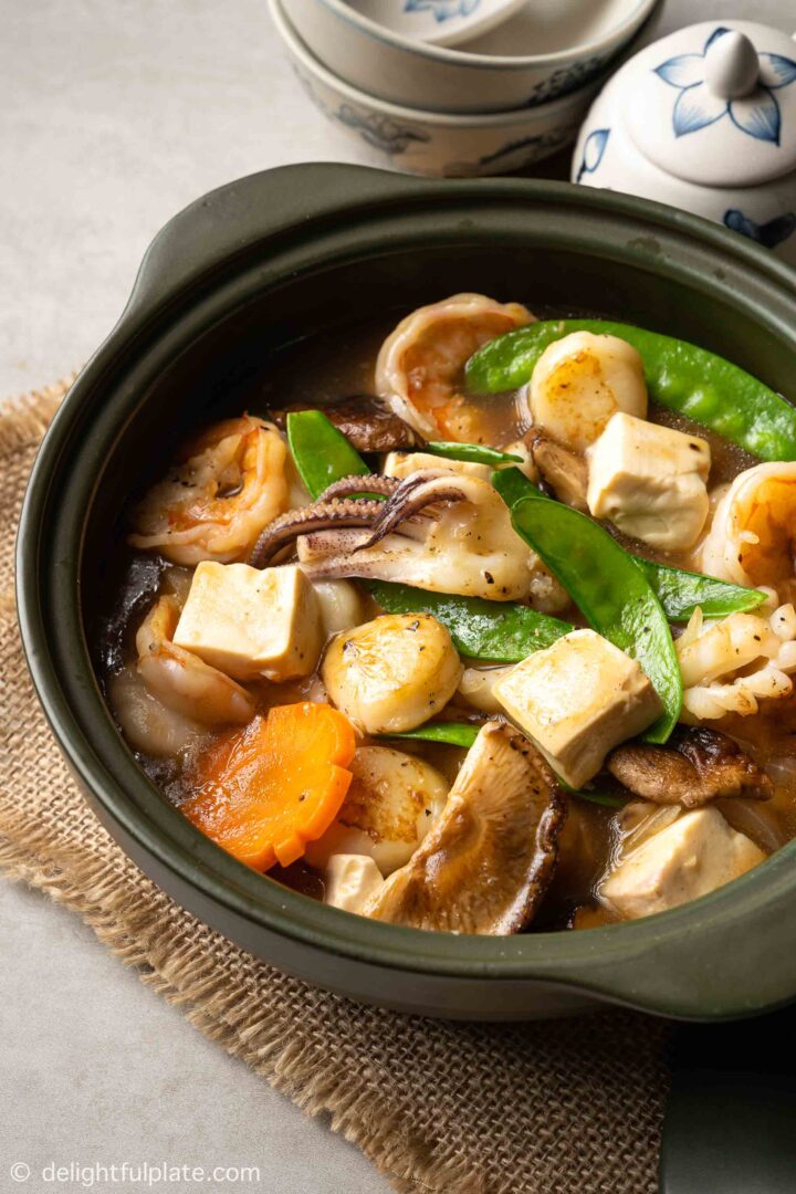 Seafood and Tofu Casserole - Delightful Plate