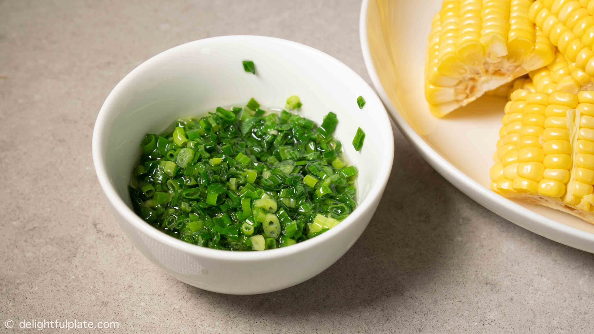 Vietnamese Grilled Corn with Scallion Oil - Delightful Plate