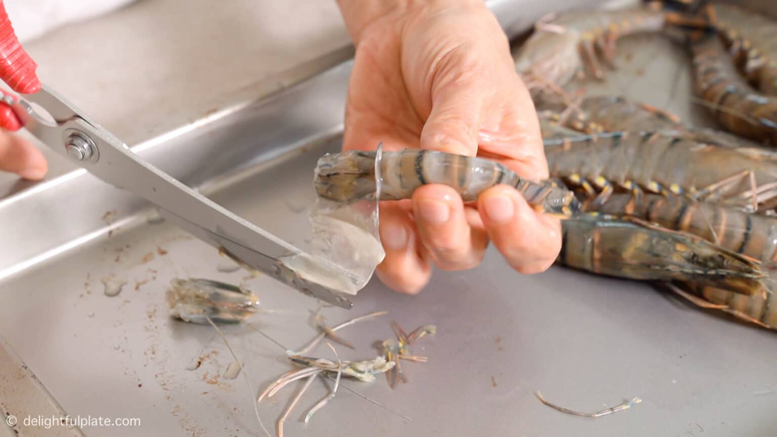 Shrimp with Salted Egg Sauce (Tôm Sốt Trứng Muối) - Delightful Plate
