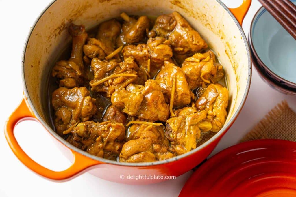 Vietnamese Ginger Braised Duck (Vịt Kho Gừng) - Delightful Plate